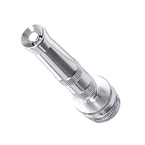 Aqua Joe AJFJH25-PRO Fiberjacket Garden Hose w/Metal Fittings and Twist Nozzle, 600 Max PSI Rating