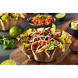 HIC Harold Import Tortilla Bowl Maker, Set of 2, Non-Stick Black Baking Pans