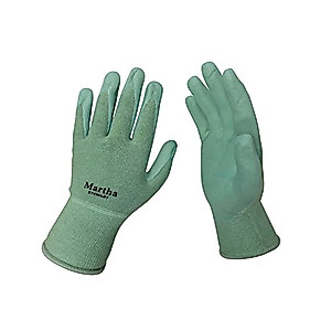 Martha MTS-GLVNP2-M Stewart Nitrile Coated Palm Breathable All-Purpose Non-Slip Garden Gloves