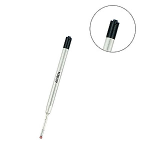 3.9'' Ballpoint Pen Refill, Replaced Stylus and Ballpoint Pen Metal Refill, Smooth Writing Ballpoint Pen Refill (Black, 6 Pack)