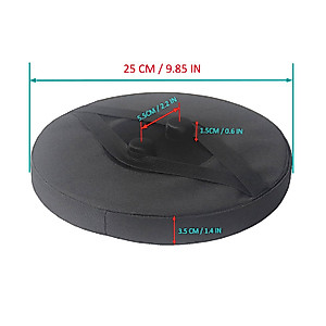 Outward Gear Thick Seat Cushion for Telescopic Stools, Collapsible Stool Chair Pads with Thickened Memory Foam, Fits All Round Retractable Folding Stools (Cushion Only)