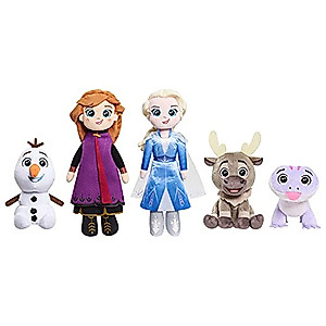 Disney Frozen Talking 9-inch Small Plush Bruni the Fire Spirit, Stuffed Animal, Salamander, Kids Toys for Ages 3 Up by Just Play