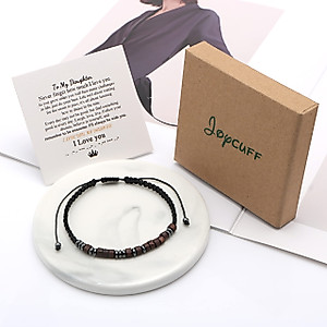 JoycuFF Daughter Gifts From Mom Morse Code Bracelets For Daughter Women Birthday Graduation Christmas Wedding Gifts Mother And Daughter Bracelets Daughter Gift In Law Bracelets I Love You