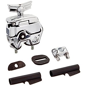 Ludwig LAPAM1 Atlas Single Mount Bracket Drum Set Mounting Hardware, Silver,Black