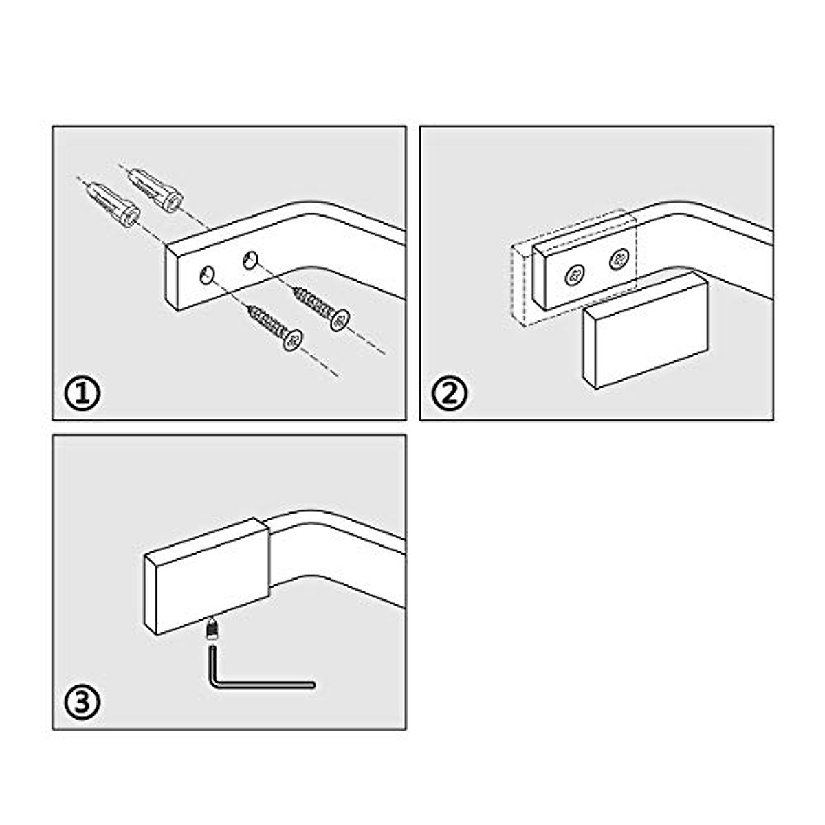 Flybath Coat Hook Brass Robe Towel Hooks Contemporary Style Matte Black Finish Wall Mounted - 5 Pack