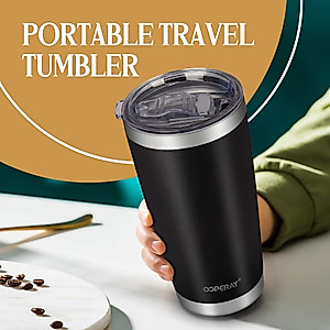 OOPERAY Gifts for Men Him Dad, 20oz Tumbler with Lid, Christmas Stocking Stuffers, Fathers Day Dad Gifts, Stainless Steel Vacuum Insulated Travel Tumbler Coffee Mug Cup, Birthday Gifts for Men