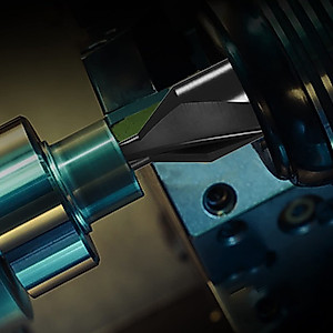 7 Packs Center Drill Bits Set, Black Oxide Coating M2 High Speed Steel Center Drill Bits Kit 60 Degree Angle Countersink Bit Tool for Lathe Metalworking Size 1.0 1.5 2.0 2.5 3.0 4.0 5.0 with Case