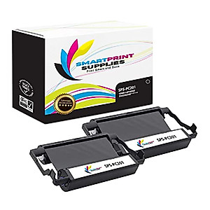 Smart Print Supplies Compatible Brother PC201 Black Ribbon Cartridge for Intellifax 1170 1270 1270E 1570MC 1575MC, MFC 1770 1780 1870MC 1970MC Printer 5M Characters (2 Pack)