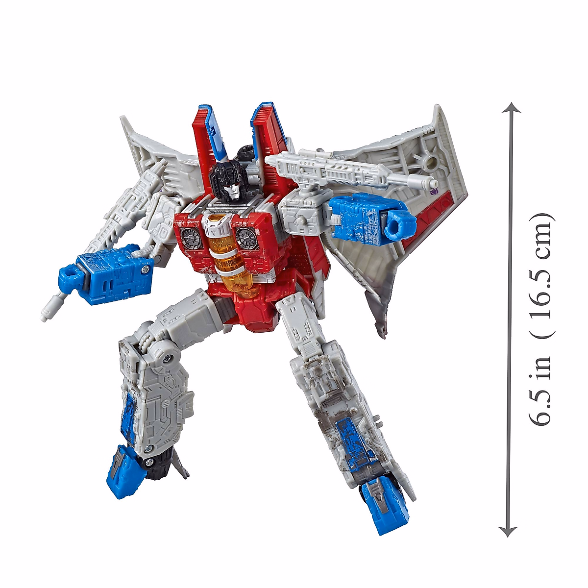 Transformers Toys Generations War for Cybertron Voyager Wfc-S24 Starscream Action Figure - Siege Chapter - Adults & Kids Ages 8 & Up, 7"