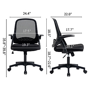 Uneeruiqy Computer Ergonomic Office Chair, Black