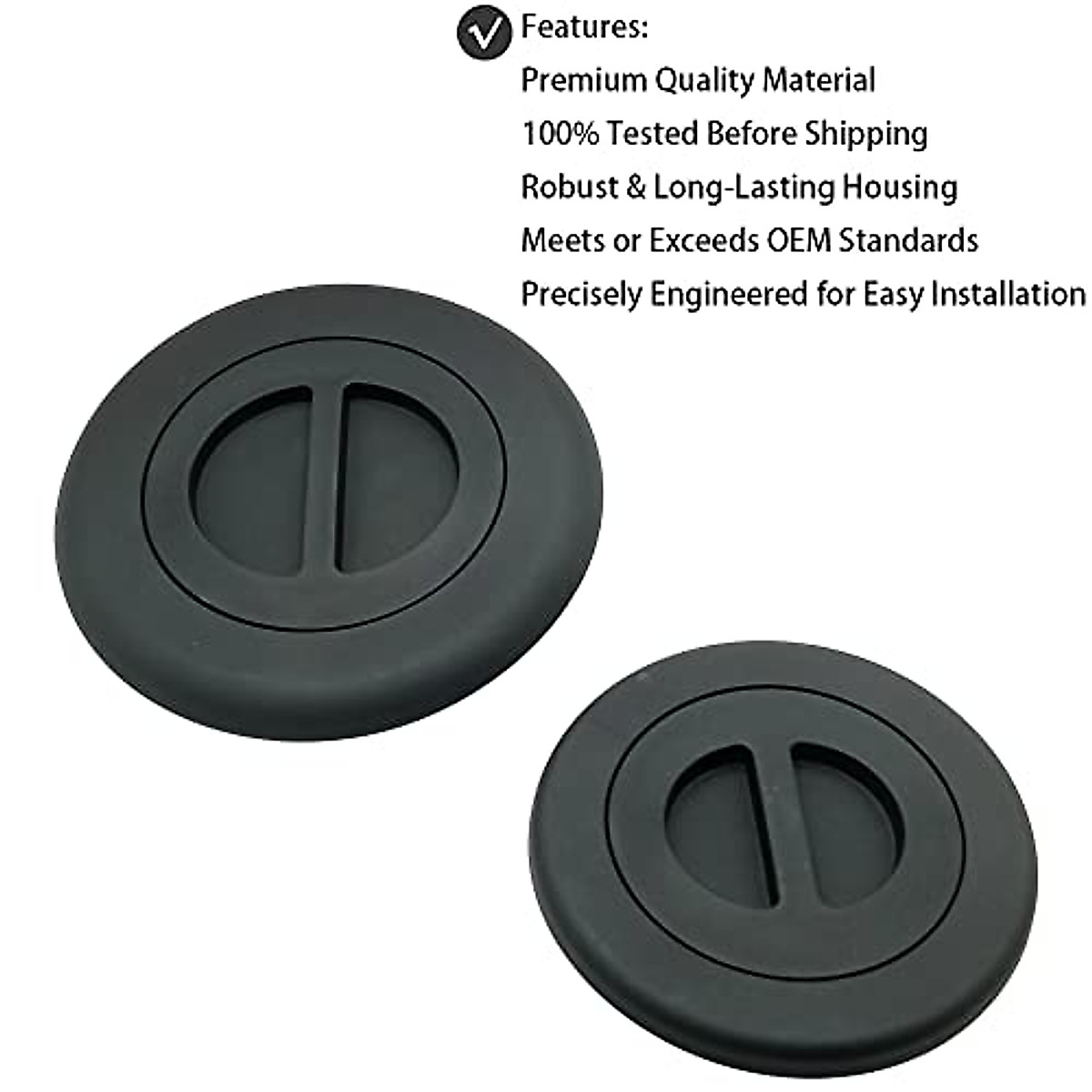 Trucks Towing Prep Group Bed Plug Cover Kit 5th Wheel for 2014-2019 Dodge Ram 1500 2500 3500 Pickups Replace 68225506AA