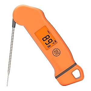 Inkbird Rechargeable Meat Thermometer IHT-1S, Instant Read Meat Thermometer Waterproof Digital Food Cooking Thermometer, Kitchen Food Thermometer for Grill, BBQ, Smoker, Turkey, Homebrewing, Coffee