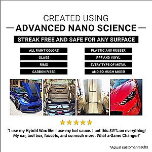 CAR GUYS Hybrid Spray Wax | Advanced Car Wax | Long Lasting and Easy To Use | Safe on All Surfaces | 18 Oz Kit