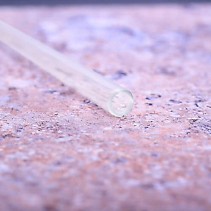 HAUTOCO 12 Pack Reusable Glass Straws Clear Drinking Straw 8.5"x10mm, 6 Straight and 6 Bent Glass Straw with 2 Cleaning Brush for Hot/Frozen Drinks, Cocktail Smoothies Tea Milkshakes, Dishwasher Safe