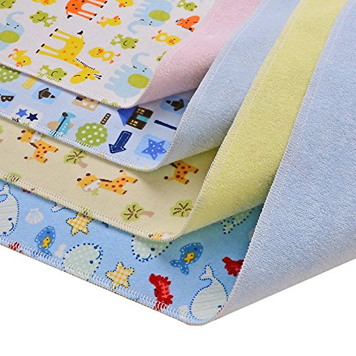 Diaper Changing Pad, Twoworld Cotton Bamboo Fiber Breathable Waterproof Changing Pads Washable Resuable Diapers Liners Mats(20x28in)