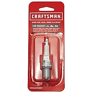Craftsman CMXGZAM250017 Walk and Ride RC12YC Spark Plug, Black