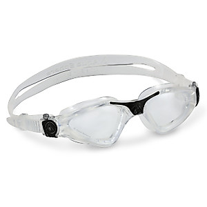 Aqua Sphere Kayenne Swim Goggles with Clear Lens (Clear/Black)