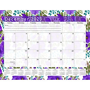 2023-2024 Calendar 16 Months Student Calendar/Planner for 3-Ring Binder, Desk, or Wall -v022