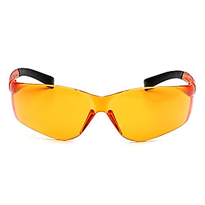 Pyramex Safety Ztek Safety Glasses, Orange Frame/Orange Lens, S2540S