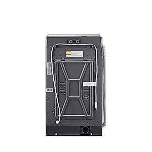 COMFEE’ 1.6 Cu.ft Portable Washing Machine, 11lbs Capacity Fully Automatic Compact Washer with Wheels, 6 Wash Programs Laundry Washer with Drain Pump, Ideal for Apartments, RV, Camping, Magnetic Gray