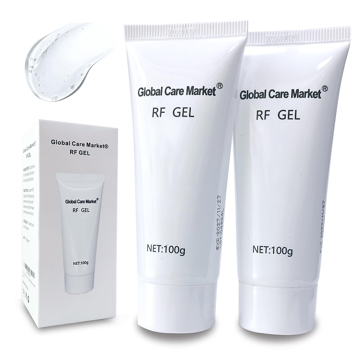 RF Gel (2 Pack) – Skin Cooling and Conducting Gel for Use with RF Face Lifting and Skin Tightening Beauty Devices
