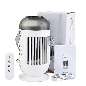 Ac for Car - 400ml Personal Conditioner | Portable Air Cooling Cooler with 3-speed, 3 color lights - Personal Mini Air Conditioner Fan for Room Office Camping