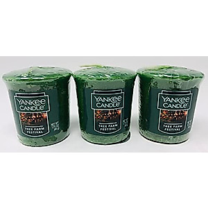 Yankee Candle Tree Farm Festival 3 Pack Votives Candle