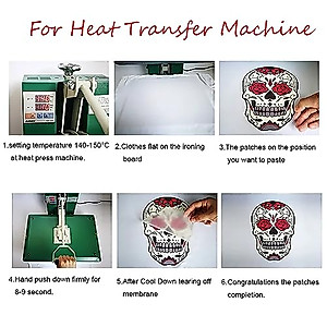 Christmas Heat Transfer Vinyl 3 Sheets Iron on Stickers Winter Xmas Heat Transfer Vinyl Design Iron on Decals for T Shirts Clothes Pillow Hoodie DIY Iron on Patches