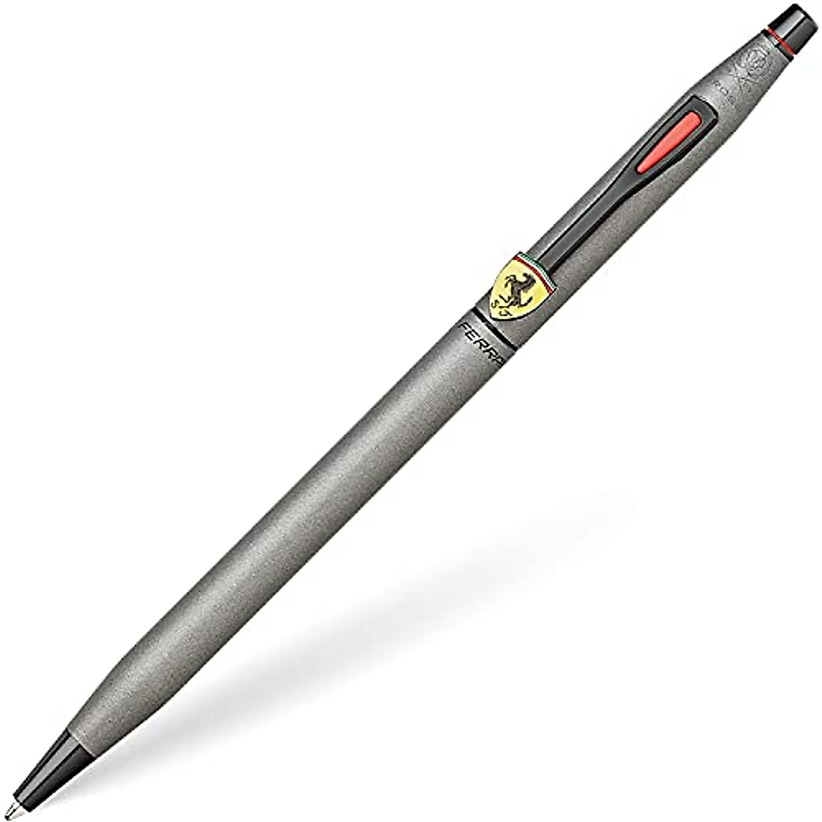 A.T. Cross Century Classic Limited Collection for Scuderia ferrari .Titanium Gray satin finish with polished black appointments and perforated clip modeled after the nose & cockpit of their racecar