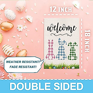 Seasonal Garden Flags Set of 12 Double Sided 12 x 18 Inch Yard Flags Small Welcome Garden Flags for Outside, Spring Valentines Easter St Patricks Day Outdoor Flags Holiday Garden Flags for All Seasons