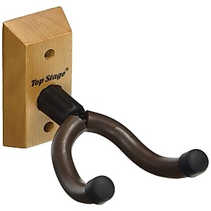 Top Stage® Hardwood Home & Studio Guitar Hanger Wall Stand, JX18-NA