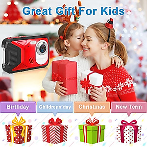 Waterproof 1080P 36MP Compact Camera for Kids with 32GB Card, Point and Shoot Portable Camera for Teens, Students, Boys, Girls, Seniors