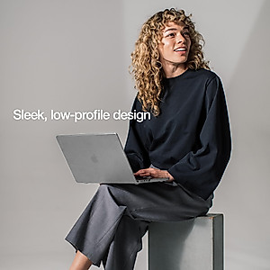 Incase Dots Hardshell with Makrolon® - MacBook Air 13 inch Case - 2025, 2024, 2023, 2022, M4, M3, M2 - MacBook Case, Laptop Cover, Protective Hard Shell, Scratch Resistant, Lightweight - Clear