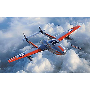Airfix Quickbuild A02058A Air fix De Havilland Vampire T.11/J-28C 1, 72 Military Aviation Plastic Model Kit, Gray