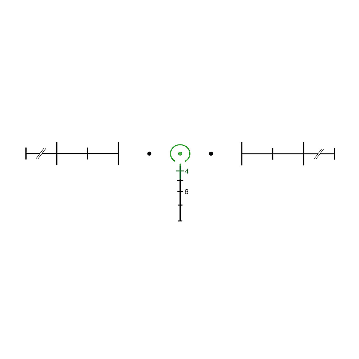 Trijicon TA31H-68-G ACOG 4x32 Scope with Dual Illuminated Green Horseshoe 6.8 Ballistic Reticle and TA51 Mount