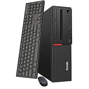 Lenovo ThinkCentre M800 SFF Desktop Computer PC, Intel Core i7-6700 3.40GHz, 32GB DDR4 RAM,New 1TB SSD, Built-in WiFi BT,DVD-RW,Wireless Keyboard Mouse,Windows 10 Pro (Renewed)