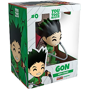 YouTooz Hunter x Hunter Gon Figure, 4.3" Inch Gon Freecss Anime Figure Hunter x Hunter Action Figure Hunter x Hunter Collection