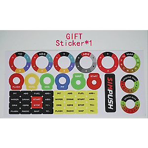 SIMPUSH 13inch/33cm Steering Wheel Mod for T300RS T300GT