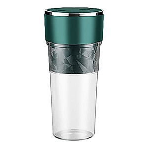 JzcsdkSIL USB Rechargeable Portable Mixer 4 Juicer Cup Citrus Lemon Vegetable Fruit Squeezer Cooking Machine Multi-functional Food Processor Extractor Pc Edible Grade Blender, Green