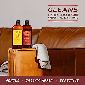Leather Honey Cleaner Wipes with 8oz Cleaner