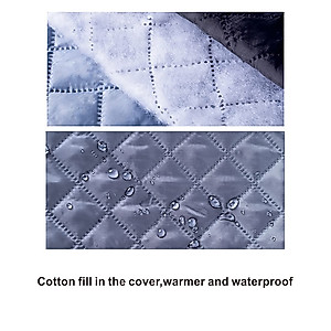 Winter Stroller Weather Shield Universal,Baby Stroller Rain Cover Waterproof,Travel Strollers Raincoat,Pushchairs Accessories,for Colder Weather,Protect from Snow Wind Sun Dust (Dark Gray)