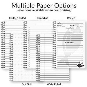 Gotcha Covered Notebooks Lifeguard Personalized Religious Notebook/Journal, Laminated Soft Cover, 120 pages of your selected paper, lay flat wire-o spiral. Size: 8.5” x 11”. Made in the USA