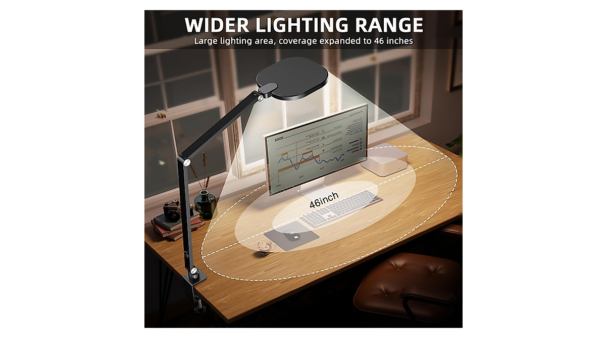 LitONES 2 Packs Desk Light - Desktop Light with Clamp for Video ...
