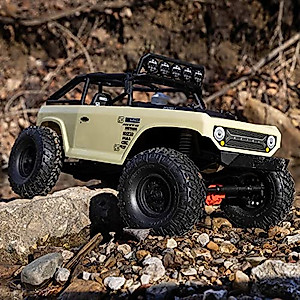Axial RC Truck 1/10 SCX10 II Deadbolt 4 Wheel Drive Brushed RTR, Battery and Charger Not Included, Tan AXI03025T2 Trucks Electric RTR 1/10 Off-Road