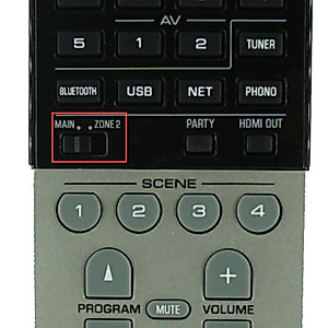HCDZ Replacement Remote Control for Yamaha AVENTAGE RAV554 ZW695200 RX-A870 RX-A870BL RAV557 ZW916800 RX-A1070 RX-A1070BL 7.2-Ch 4K Ultra HD A/V Home Theater Receiver