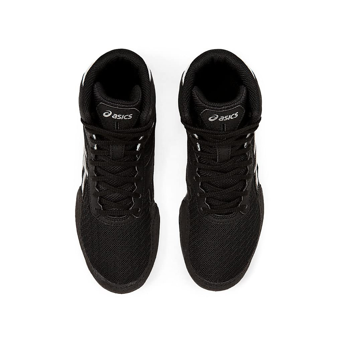 ASICS Kid's Matflex 6 Grade School Wrestling Shoes, 2.5, Black/Silver