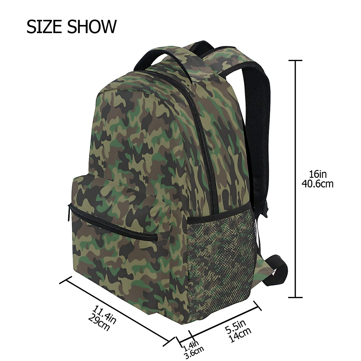 Gothic Skull Rose Flower Backpacks College School Bag Shoulder Casual Travel Daypack Hiking Camping