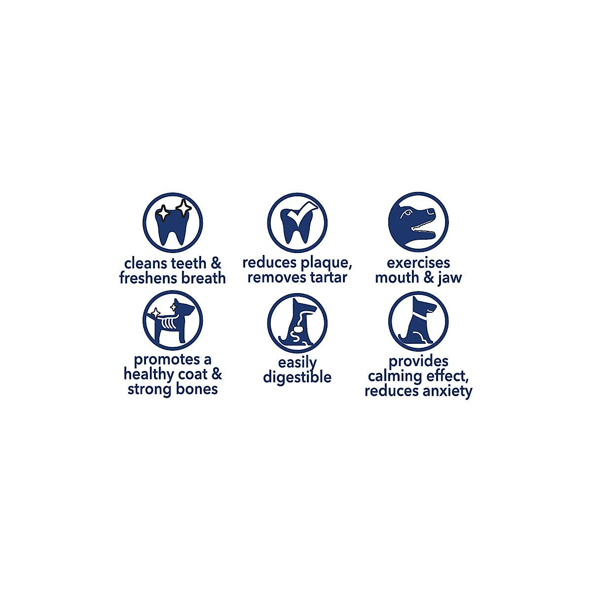 Pet Factory CareChewz Collagen 6-7" Large Wraps Dog Chew Treats - Natural Flavor, 2 Count/1 Pack