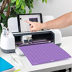 WISYOK 4 Pack 12x12 Inch Cutting Mats for Cricut Explore Air 2/Air/One/Maker, Adhesive Sticky Replacement Cut Mats (Standard, Light, Strong, Fabric) for Crafts, Quilting, Sewing