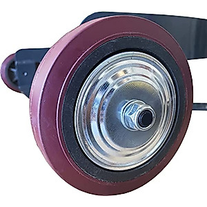 55 Gallon Drum Dolly, Drum Caddy, Drum Truck, Steel, PU Wheels, Low Profile, 1100 lbs Capacity, Pake Handling Tools